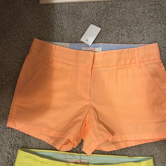 J. Crew | Shorts | New Orange Preppy Good Quality Cargo Shorts | Poshmark